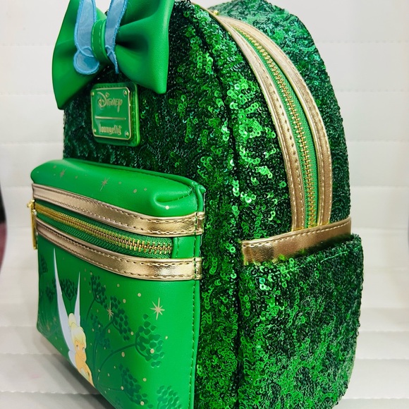 Loungefly | Bags | New With Tags Tinkerbell Loungefly Sequin Backpack ...